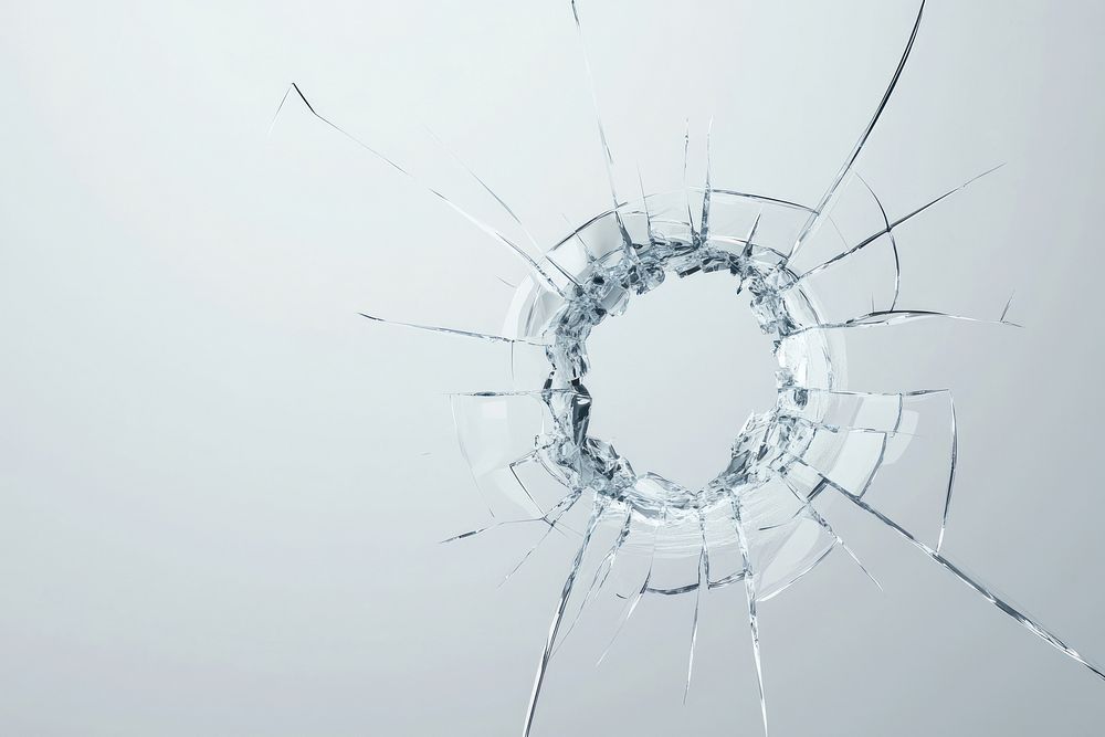 Broken glass impact crack transparent. | Free Photo - rawpixel