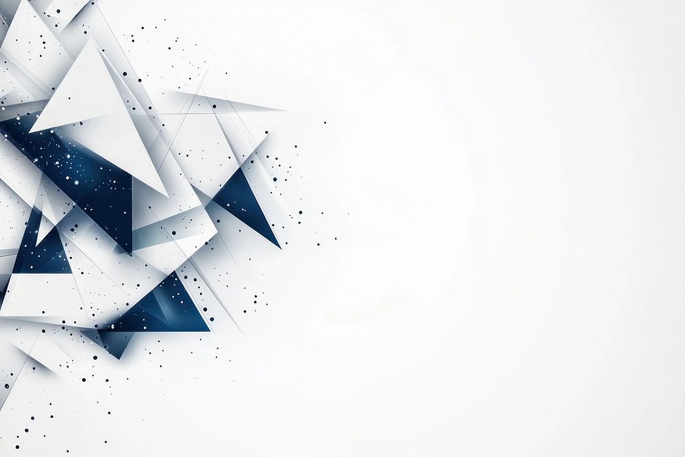 White blue triangle geometric background | Free Photo Illustration ...