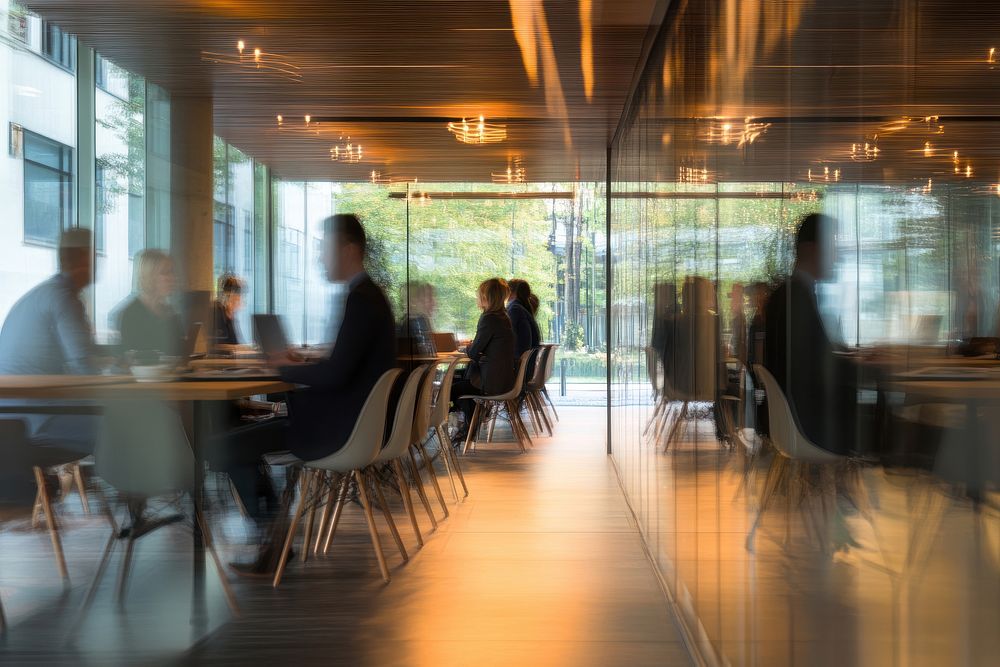 Modern office meeting reflection. | Free Photo - rawpixel