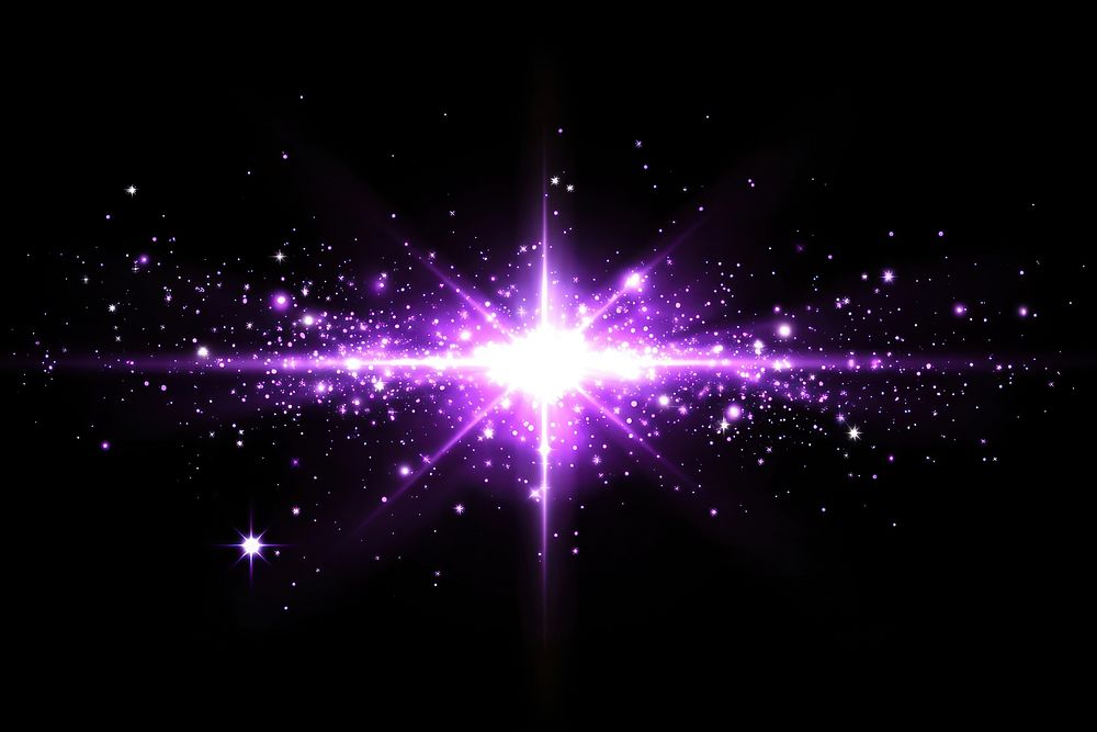 purple glowing light effect illustration | Free Photo Illustration ...