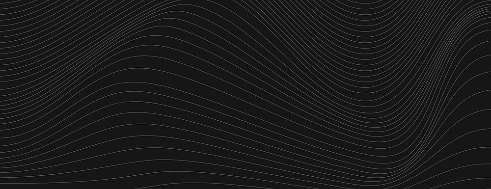 Black background wavy line patterns. | Free Vector - rawpixel