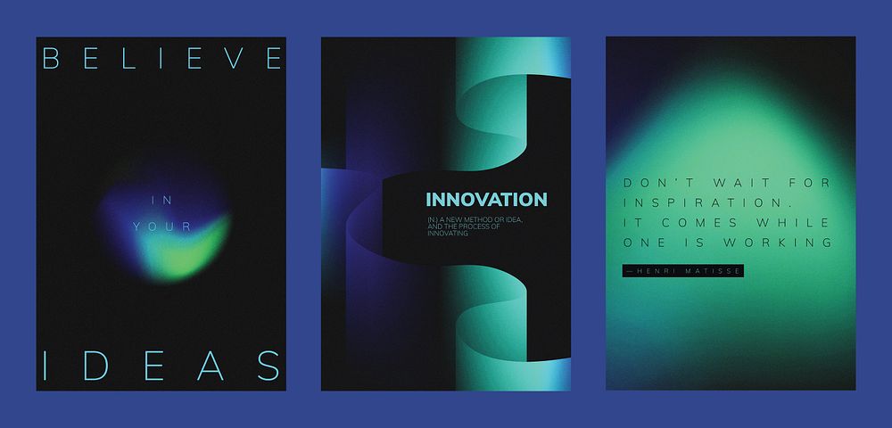 Inspirational modern design posters. Abstract | Free Vector - rawpixel