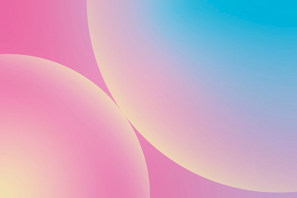 Vibrant gradient pastel circles background | Free Photo Illustration ...