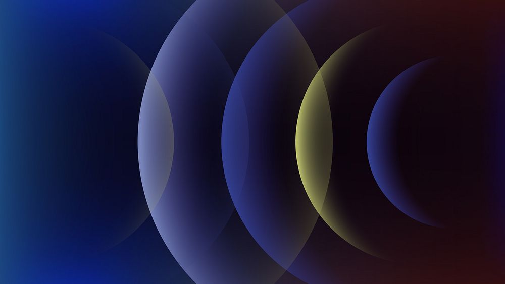 Abstract gradient circles desktop wallpaper | Free Photo Illustration ...