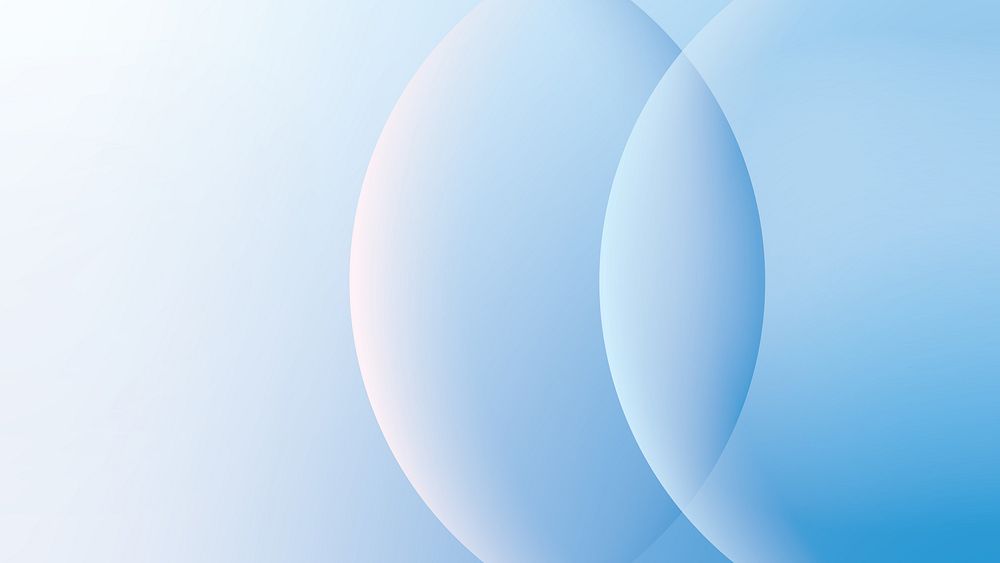 Abstract blue gradient circles desktop | Free Photo Illustration - rawpixel