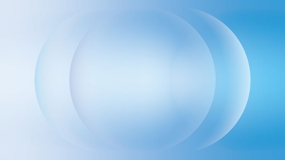 Abstract blue gradient circles desktop | Free Photo Illustration - rawpixel