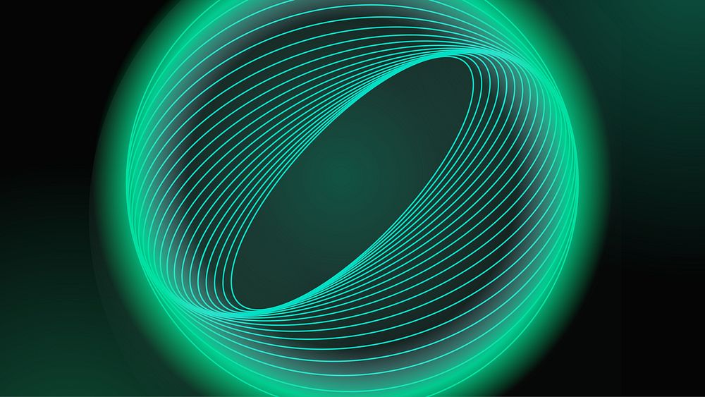 Abstract circle shape dark green | Free Vector - rawpixel