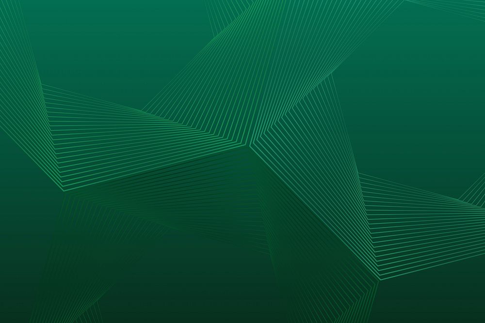 Abstract green geometric lines gradient | Free Photo Illustration ...