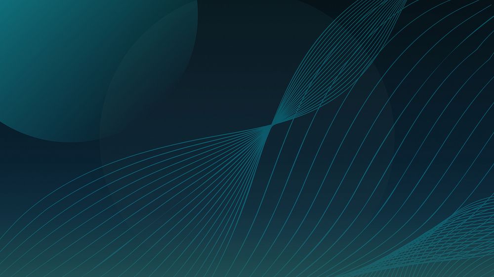 Abstract teal lines gradient desktop | Free Photo Illustration - rawpixel