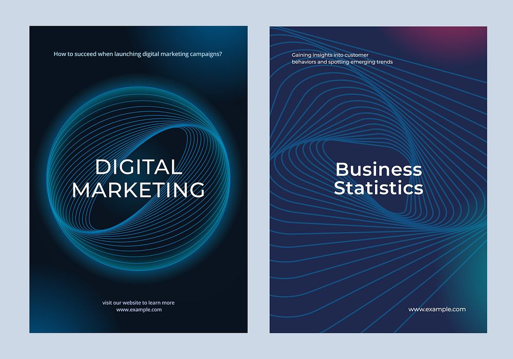 Two digital marketing and business | Free Vector - rawpixel