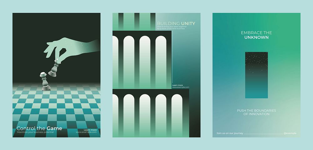 Abstract posters chess, unity, and | Free Vector - rawpixel