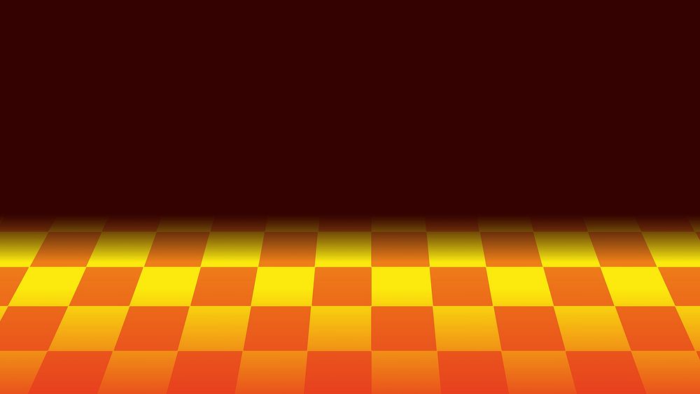 Gradient orange checkered pattern desktop | Free Photo Illustration ...