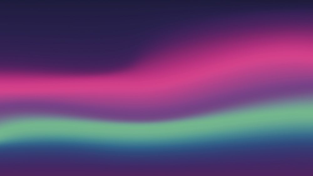 Vibrant gradient waves desktop wallpaper | Free Photo Illustration ...