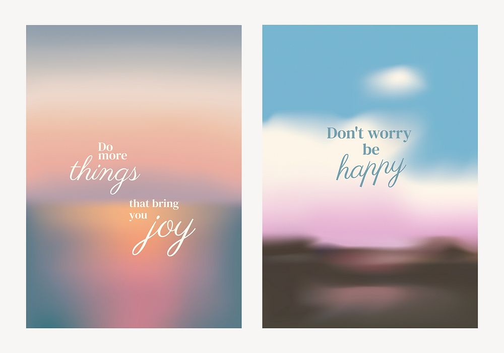 Inspirational posters motivational quotes. Joyful | Free Vector - rawpixel