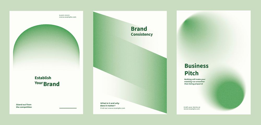 Abstract green shape gradient poster | Free Vector - rawpixel