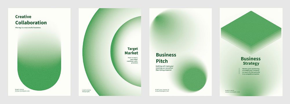 Abstract green shape gradient poster | Free Vector - rawpixel