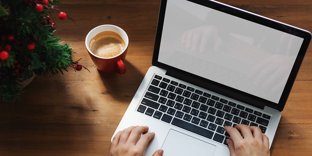 Hands typing laptop keyboard, next | Free Photo - rawpixel