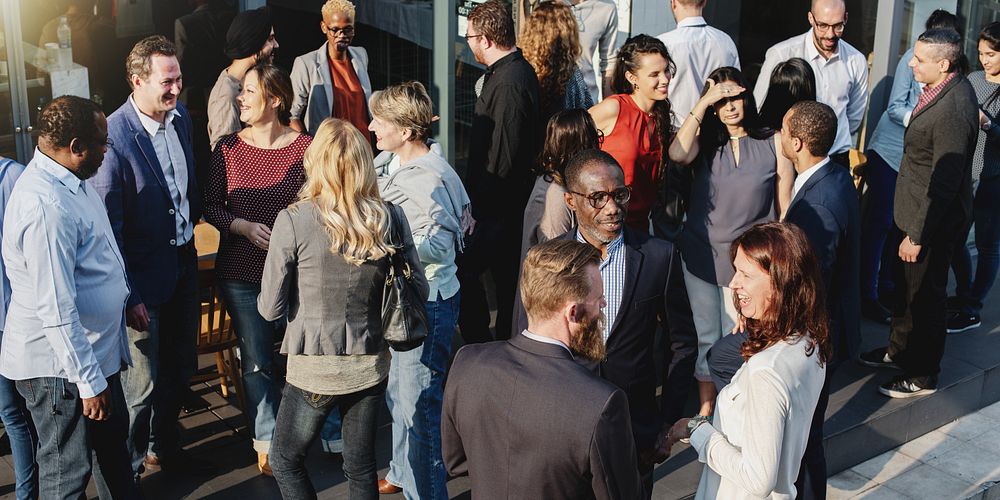 diverse group people socializing an | Premium Photo - rawpixel