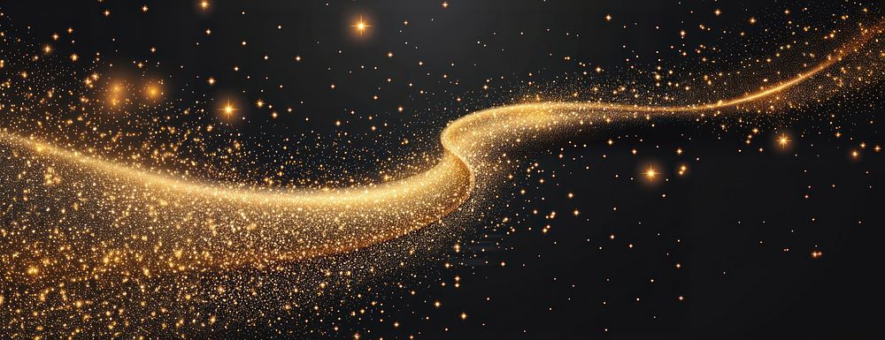 starry magical trail background glitter | Free Photo Illustration ...