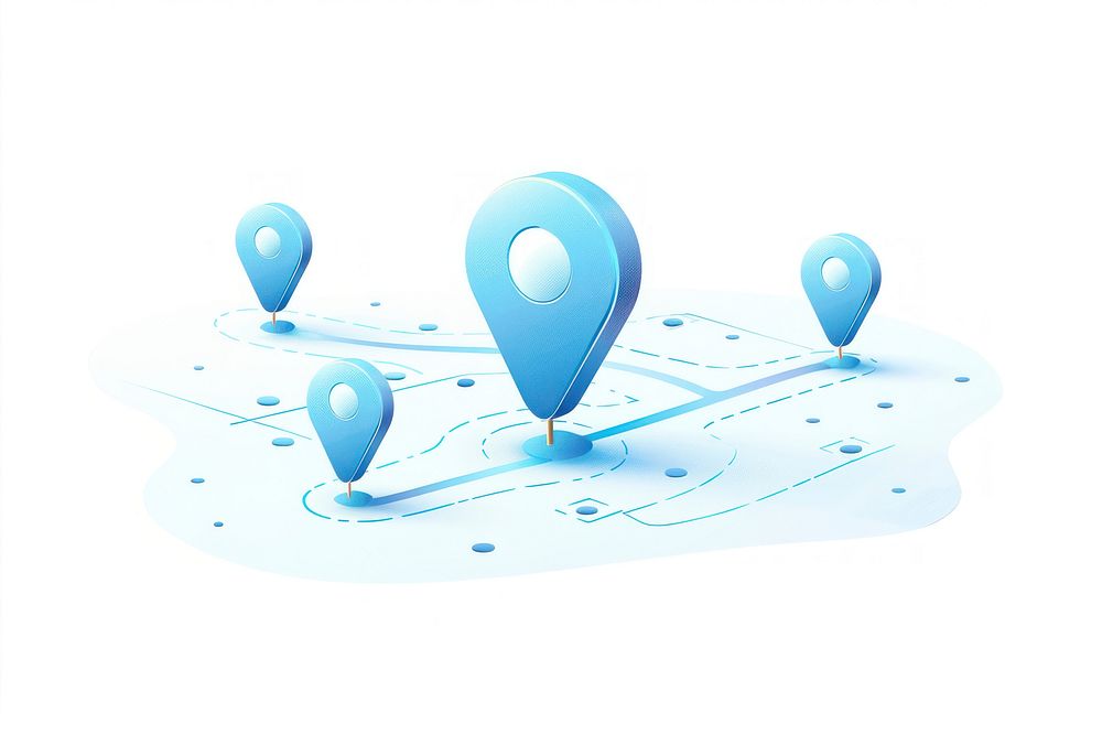 Blue location pin icon map | Free Photo Illustration - rawpixel