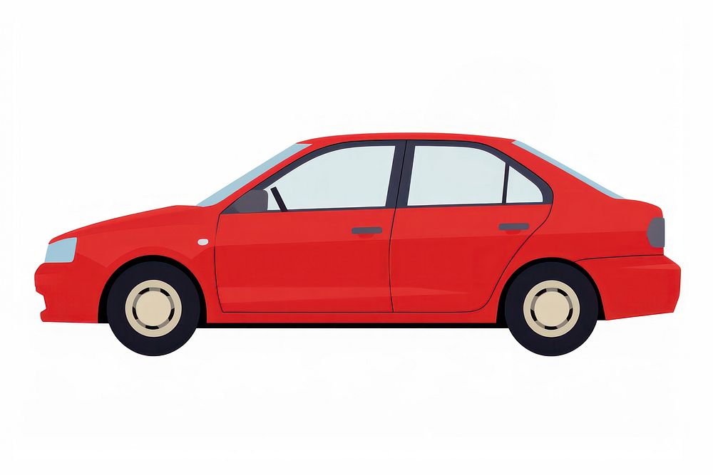 Red car transportation illustration automobile. | Free Photo ...