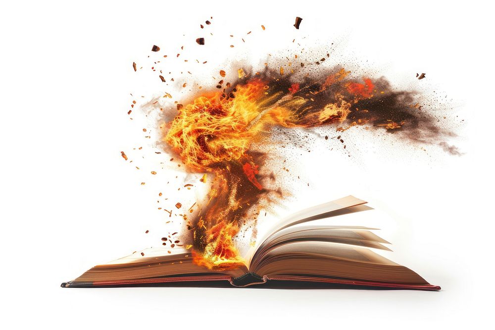 Fire tornado book fire publication. | Free Photo - rawpixel