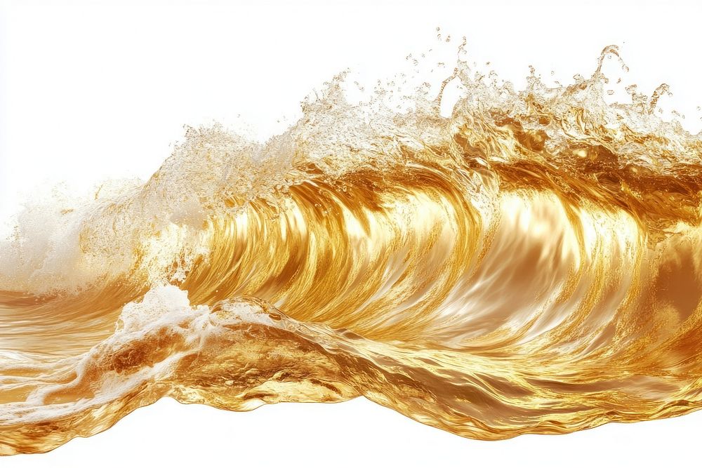 golden ocean wave nature water | Free Photo - rawpixel