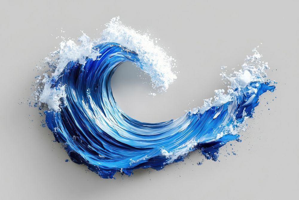 An blue ocean wave water | Free Photo Illustration - rawpixel