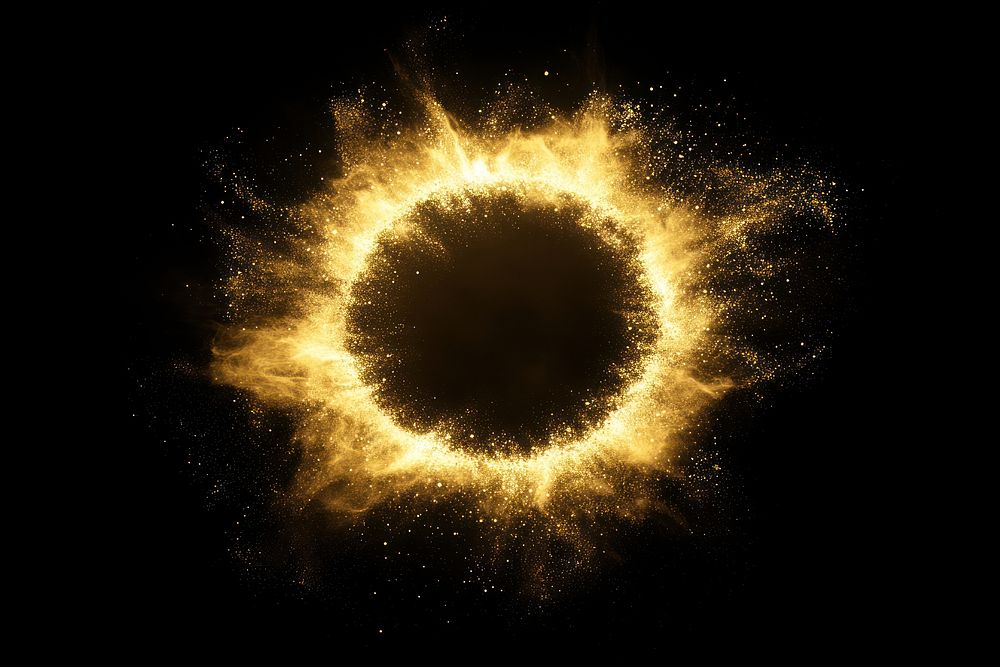 Golden sun ray effect space | Free Photo Illustration - rawpixel