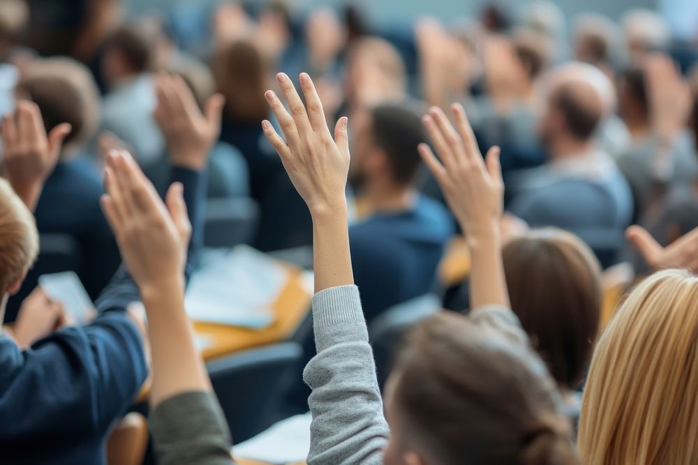 Crowd raising their hands participation | Free Photo - rawpixel