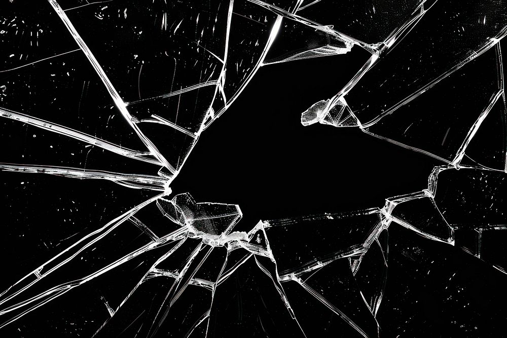 Shattered glass transparent microphone crystal. | Free Photo - rawpixel