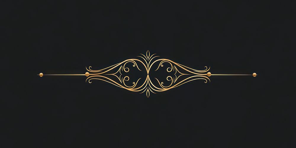 Gold scroll divider vintage accessories | Free Photo Illustration ...