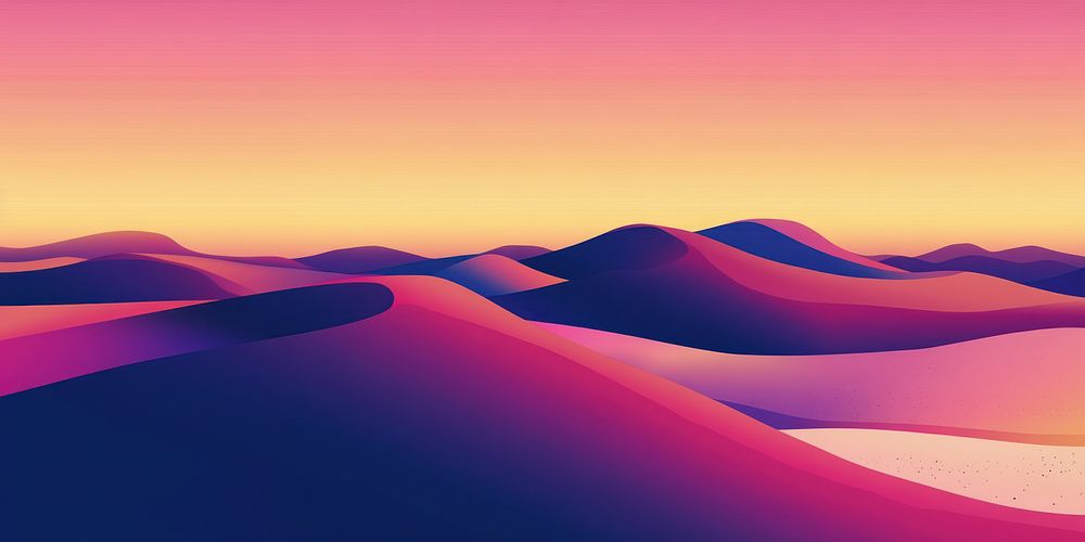 Vibrant desert gradient background colorful | Free Photo Illustration ...
