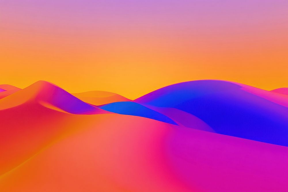 Vibrant desert gradient background colorful | Free Photo Illustration ...