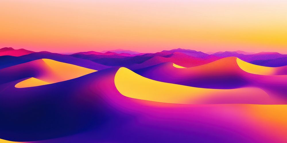 Vibrant desert gradient background colorful | Free Photo Illustration ...