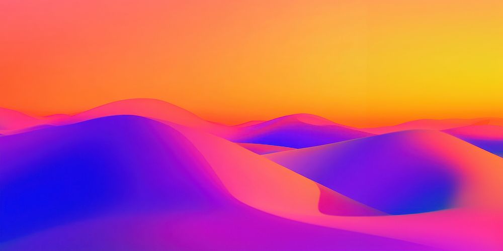 Vibrant desert gradient background colorful | Free Photo Illustration ...