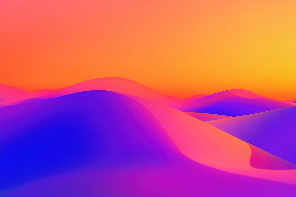 Vibrant desert gradient background colorful | Free Photo Illustration ...
