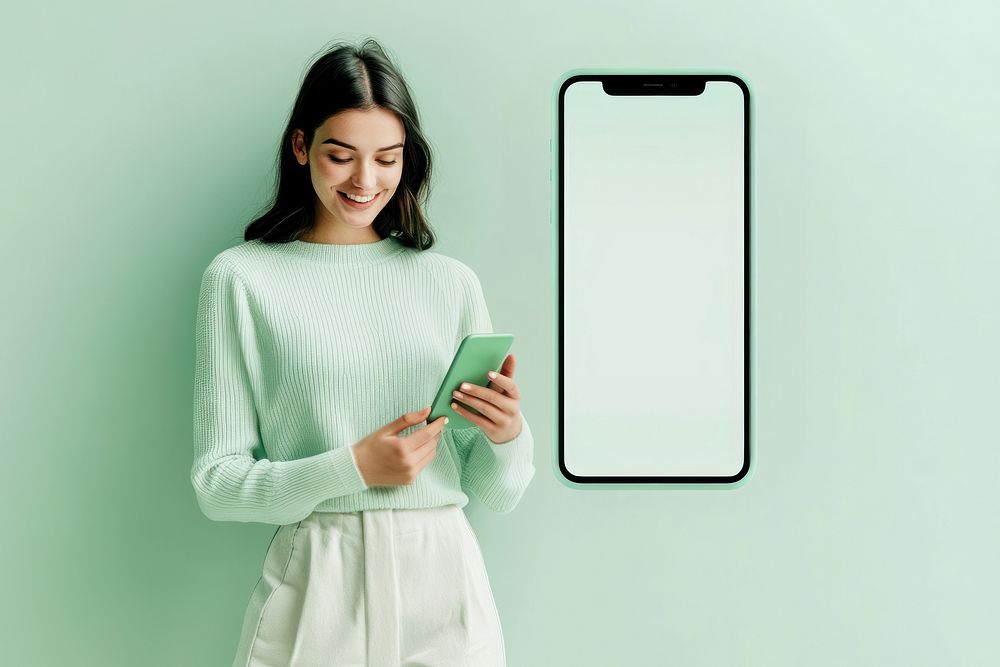 Empty phone screen background mockup | Free Photo - rawpixel