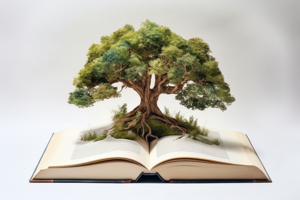 Book tree open publication imagination. | Free Photo Illustration ...