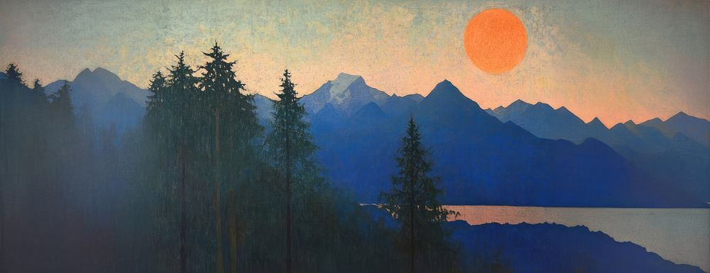 Mountain sun rise landscape nature | Free Photo Illustration - rawpixel