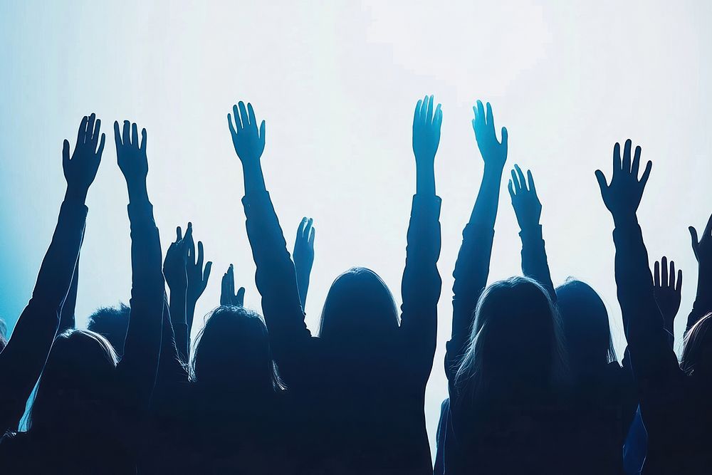 Cheering crowd concert person people. | Free Photo - rawpixel