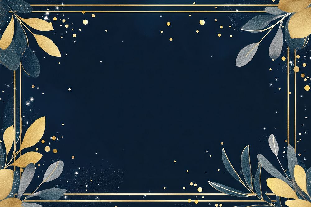 Midnight navy - gold background | Free Photo Illustration - rawpixel