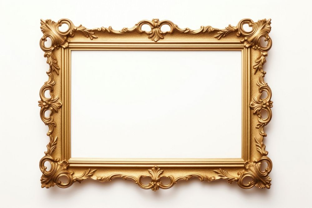Simple gold frame vintage baroque | Free Photo - rawpixel