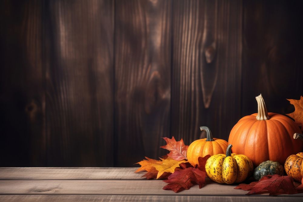 Autumn background leaves leaf pumpkins. | Free Photo - rawpixel