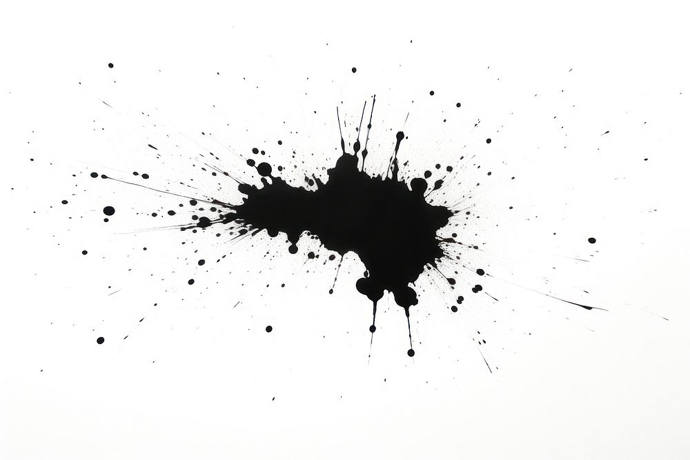Simple real ink splatter splash | Free Photo Illustration - rawpixel