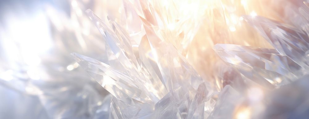 Spiritual white background crystal abstract | Free Photo Illustration ...
