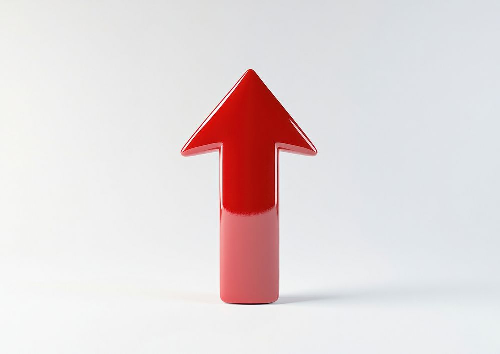 Red arrow going symbol upward | Free Photo Illustration - rawpixel