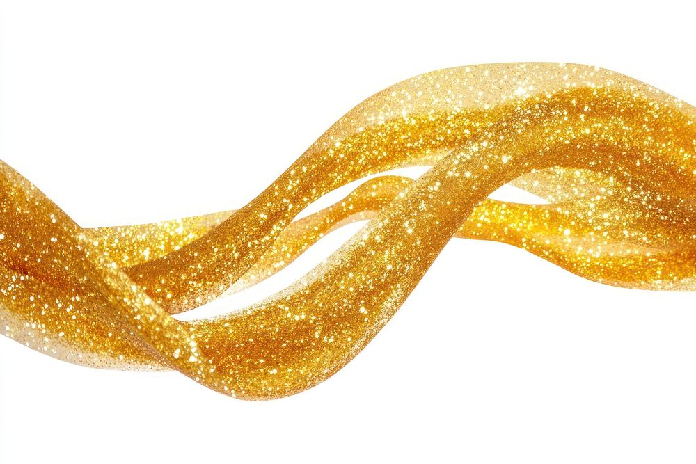 Streamer shape collage glitter gold | Free Photo Illustration - rawpixel