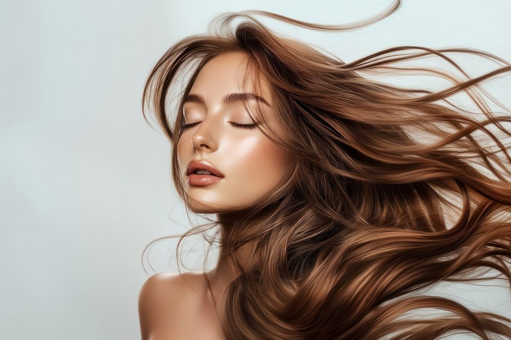 Woman hair portrait closed. | Free Photo - rawpixel