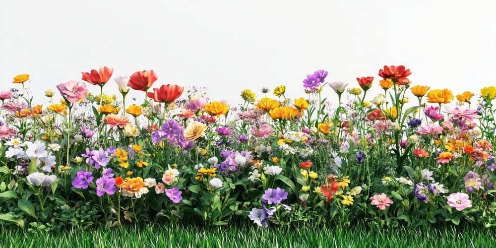 Foreground flower gardens and meadows | Free Photo - rawpixel